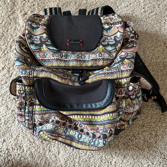 Sakroots | Bags | Sak Roots Backpack Medium Size Multiple Pockets ...